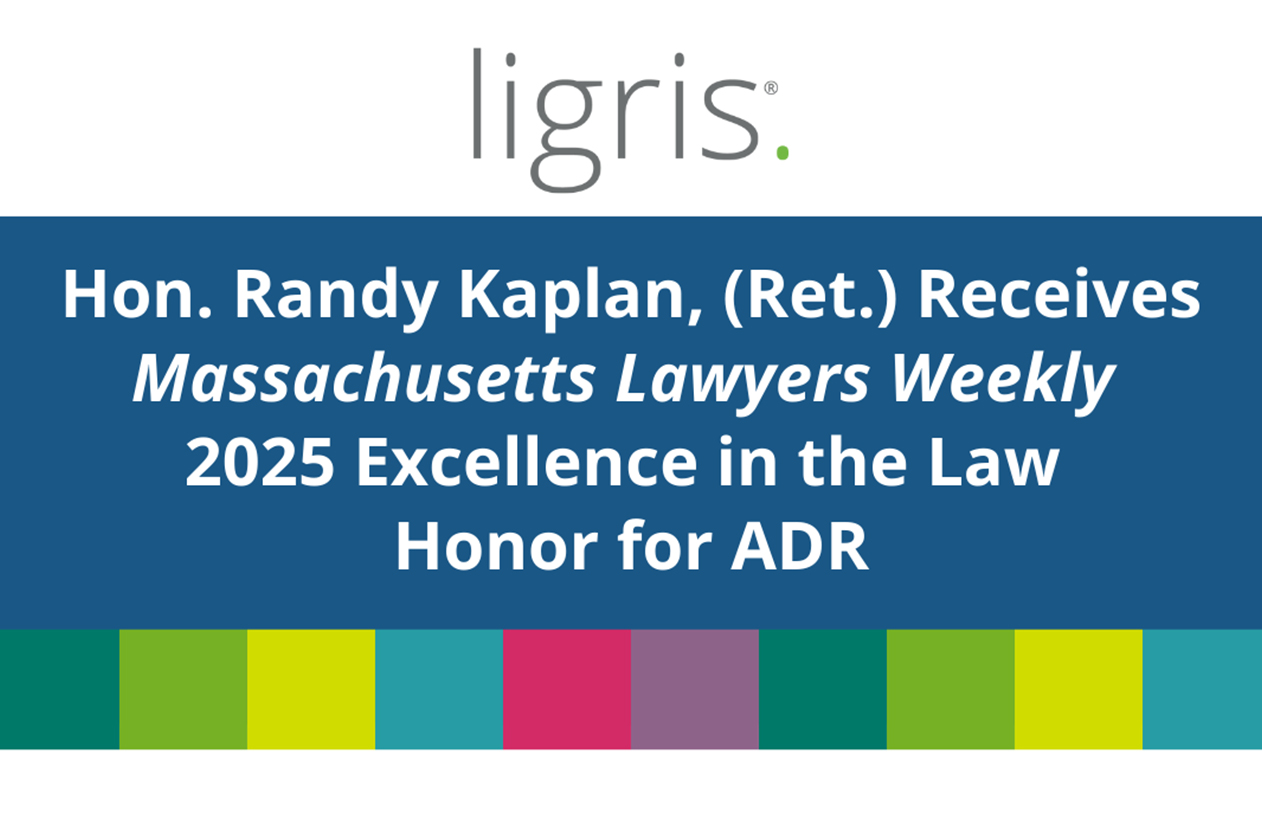 Hon. Randy Kaplan, (Ret.) and Ligris + Associates Attorney Receives ...